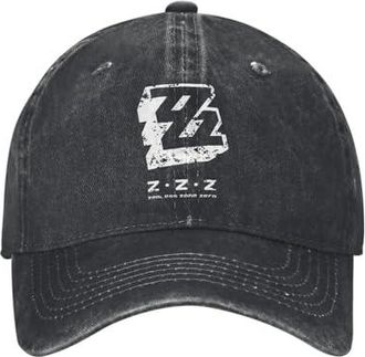 Generic Casquette dHomme, Casquette de Baseball lav&eacute;e ZZZ Game Casquette Vintage Sun Trucker Casquette d&eacute;t&eacute; pour Hommes Patins de Tennis Adultes Casquette Sna