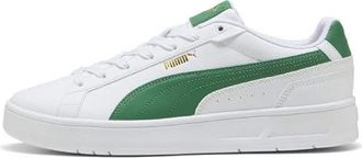 Puma Court Classico Sportstyle Core Unisexe Adulte, PUMA Blanc-Vert Archive-PUMA Gold, 41 EU