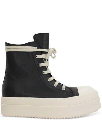 Rick Owens baskets Mega Bumper &agrave; plateforme - Noir