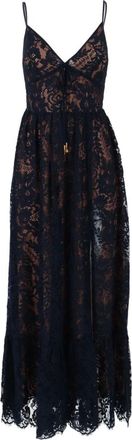 Michael Kors Femme, Robes, Bleu, Taille: 40 FR Corded Floral Lace Maxi Dress