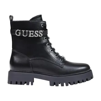 Guess Femme, Chaussures, Noir, Taille: 39 EU Botte &agrave; lacets Ficki