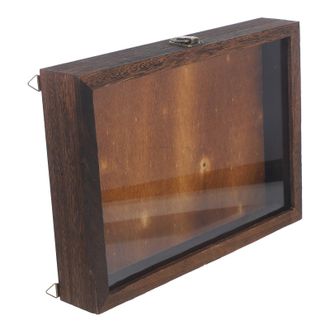 Hemobllo Insekten Schaukasten mit Acryldeckel Kompakte Aufbewahrungsbox im Retro Stil f&uuml;r Schmetterlings und Probenexemplare Multifunktionale Vitrine f&uuml;r Schmu