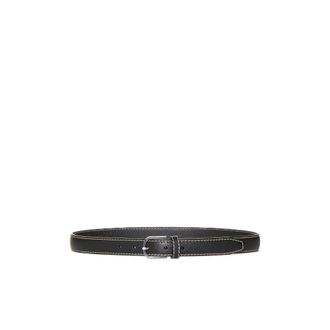 Toteme Schmaler Hosen-G&uuml;rtel aus genarbtem Leder - - Accessories - Damen - Schwarzk - 70 CM