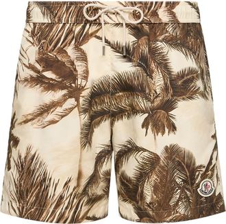 Moncler Moncler Patterned Swim Shorts, Men, Multicolour, Size: Xxl