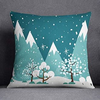 Questo Casa Dekorativer Kissenbezug, Kissenbezug, Heimdekoration, für Sofa, Café, Größe: 45 x 45 cm - entworfen und hergestellt in Türkiye