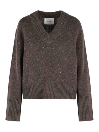 Lisa Yang Pull Col Rond - Marron