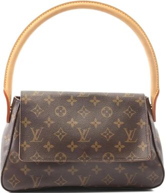 Louis Vuitton sac porté épaule Looping Monogram - Marron