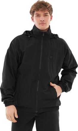 Johnny Urban Jacke Herren & Damen Schwarz - Lennon - Leichte Sommerjacke mit Kapuze - Unisex &Uuml;bergangsjacke - Schlichte Track Jacket