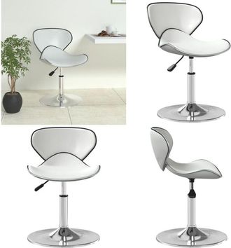 vidaXL Vidaxl - Tabouret de bar Blanc Similicuir - Tabouret De Bar - Tabouret De Comptoir - Chaise De Bar - Chaise De Comptoir - Mobilier De Cuisine - Home