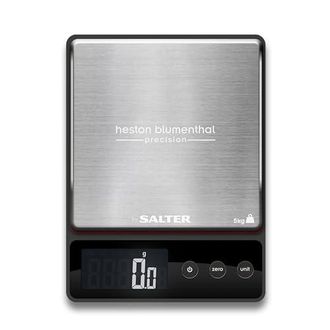 Salter Heston Blumenthal by Salter 1140A HBBKDR Digitale K&uuml;chenwaage - 5kg Kapazit&auml;t, Messung in Pr&auml;zisions 0,5g-Schritten, Hinzuf&uuml;gen und Wiegen/Tarafunktio