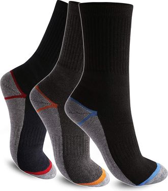 Lavazio 6 | 12 | 18 | 24 Paar Herren Arbeitssocken Sportsocken Thermo Socken dick & herrlich in dunklen Farben, Gr&ouml;&szlig;e:40-44 (wie 39-42), Farbe:mehrfarbig - al