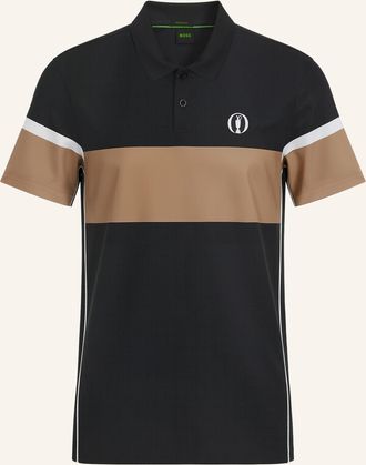 HUGO BOSS Poloshirt Paddy The Open 25 Regular Fit schwarz