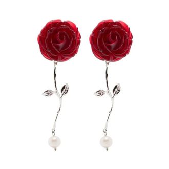 Magda Butrym Femme, Accessoires, Rouge, Taille: ONE Size Boucles Doreilles