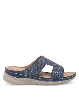 Clara Barson Pantoletten WYL05010-30 Blau