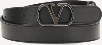 Valentino Garavani VLogo Signature leather Belt Male 105