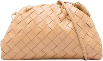 Bottega Veneta Mini Pouch Pre-owned - Femme - Pre-owned - Beige - Taille: ONE Size