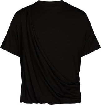 Post Archive Faction (PAF) T-shirt drap&eacute; ample asym&eacute;trique