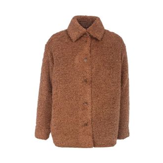 Aspesi Giacca camicia ecofur - Femme - Vestes - Brun - Taille: 36 FR