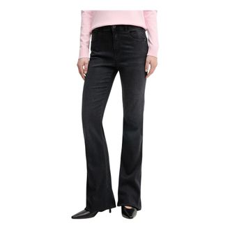 Emporio Armani Jean Taille Haute - Femme - Jeans - Noir - Taille: W26