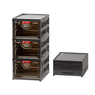 Generico Schuhschrank, faltbar, schmal, f&uuml;r Schuhe, staubdicht, f&uuml;r Hotel, Bad, Schlafzimmer, Wohnzimmer und andere R&auml;ume