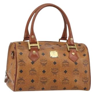 MCM Sac Boston Pre-owned - Femme - Pre-owned - Brun - Taille: ONE Size