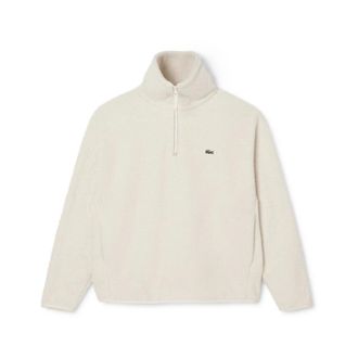 Lacoste Homme, Sweatshirts et sweats &agrave; capuche, Blanc, Taille: XL SweaT-shirt zipp&eacute; en polaire
