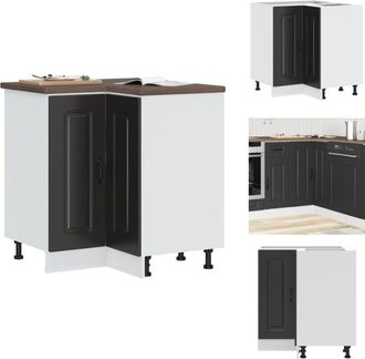 vidaXL Vidaxl - Armoire dangle de cuisine Kalmar noir bois ding&eacute;nierie - Armoire Dangle De Cuisine - Armoires Dangle De Cuisine - Armoire Dangle