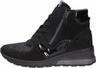 Waldl&auml;ufer Niedriger Wildlederschuh - - Shoes - Damen - Schwarzk - 37 EU