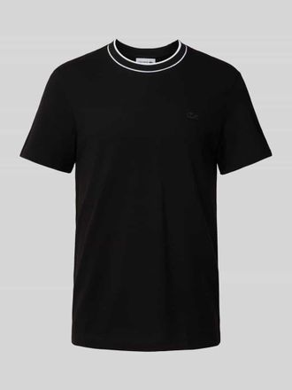 Lacoste T-Shirt mit Label-Stitching