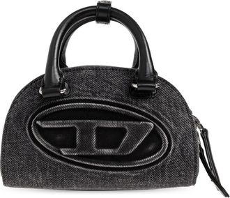 Diesel Femme, Sacs, Gris, Taille: ONE Size 2.0 1DR Dome Handbag