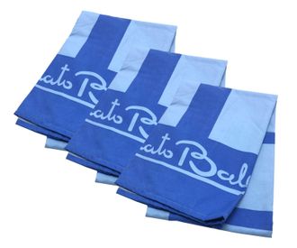 Renato Balestra Mikrofaser Strandtuch, 3er Pack Hellblau-Royal