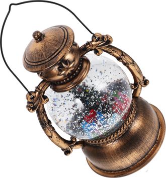 Hemobllo Schneekugel Mit Spieluhr Für Weihnachten Led Beleuchtet Batterie Und USB-betrieben Laterne Mit Weihnachtsmusik Dekoration Für Drinnen