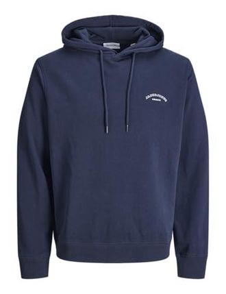 Jack & Jones Hood Sweat &agrave; Capuche avec Logo Jjcollege, Blazer Bleu Marine, XXL Homme
