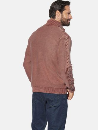 Jan Vanderstorm Cardigan AKSELSKAR mit Zopfmuster