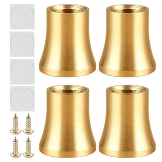 Generic Nachttisch Beine - Frisiertisch F&uuml;&szlig;e - Rutschfester Moderner Schutz F&uuml;r Hartholzb&ouml;den Beim Bewegen Von Tisch Bett Schreibtisch Und Schrank