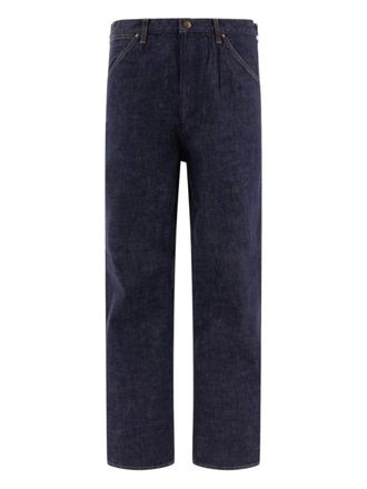 South2 West8 jean à coutures contrastantes - Bleu