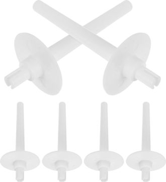 Holibanna 6 St&uuml;ck Spulenstifte aus Kunststoff f&uuml;r Tretn&auml;hmaschinen Garnrollenhalter Ersatzteile Zubeh&ouml;r f&uuml;r N&auml;hmaschinen Stabiler Garnhalter f&uuml;r Pr&auml;zises N&auml;hen