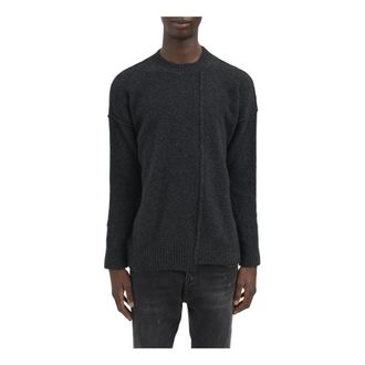 Isabel Benenato Yak Rundhals-Pullover - - Knitwear - Herren - Grau - M