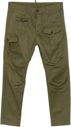 Dsquared2 Homme, Pantalons, Vert, Taille: 4XL Dsquared2 Pantalons Green