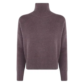Kujten Kujten - Cashmere Tricots - Femme - Pulls - Brun - Taille: 40 FR