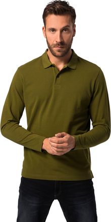JP1880 Herren, Große Größen, Poloshirt, Basic, Langarm, Piqué, bis 8 XL