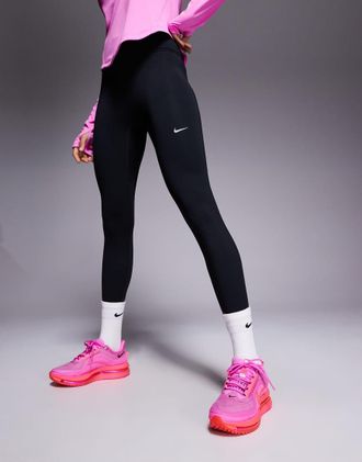 Nike Tempo - Legging 7/8 en tissu Dri-Fit &agrave; taille haute - Noir