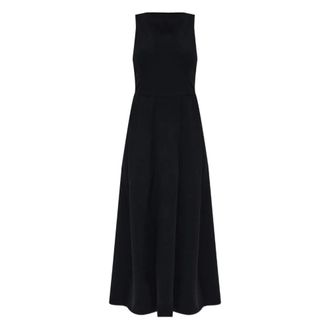 Emporio Armani Ausgestelltes Maxi-Kleid - - Dresses - Damen - Schwarzk - M