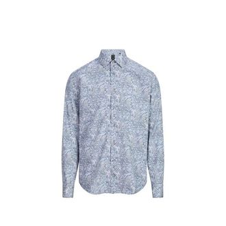 van Laack Chemise droite imprim&eacute;e en coton