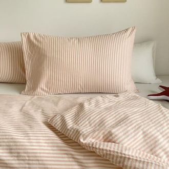 Kadolis Taie doreiller Percale de Coton Bio ray&eacute;