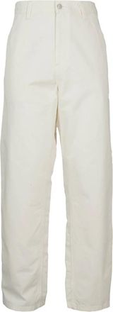 Carhartt Work in Progress Homme, Pantalons, Blanc, Taille: W34 Single Knee Pant