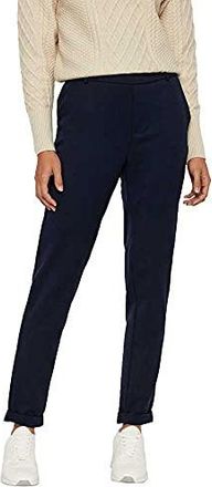Vero Moda Women Elegant Business Fabric Pants Basic Suit Trousers VMMAYA, Couleurs:Bleu-2, Taille:L / 30L, Z - Länge L30/32/34/36/38:L30