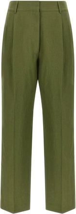 Blaz&eacute; Milano Femme, Pantalons, Vert, Taille: 38 FR Fox Pants