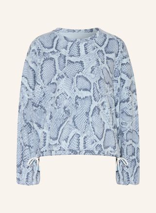 Marc Cain Sweatshirt Mit Pailletten blau