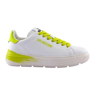 Love Moschino Wei&szlig;e Casual Sneakers - - Shoes - Damen - Wei&szlig; - 36 EU